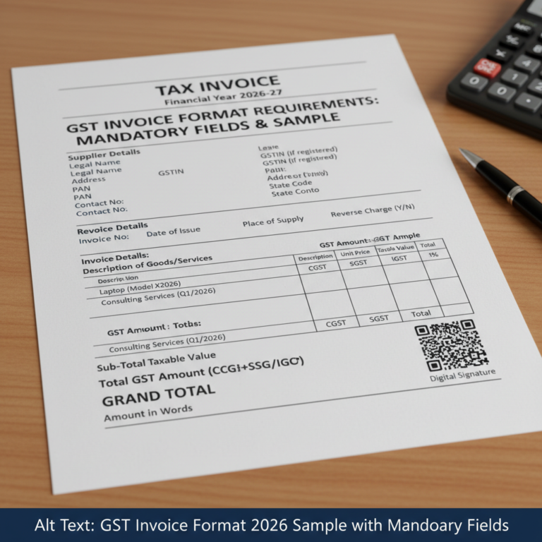GST Invoice Format Requirements: Understanding the GST Invoice Format Mandatory Fields India ...