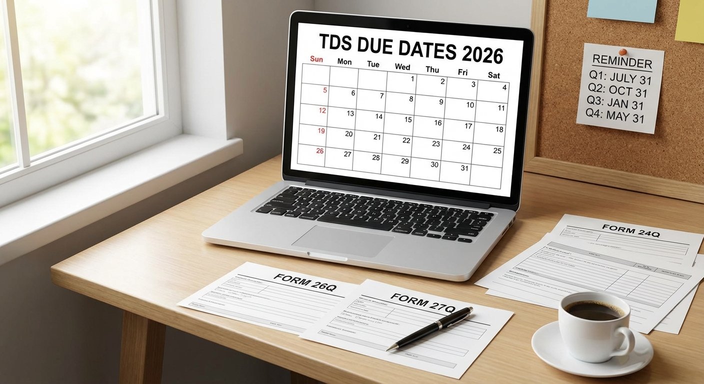 TDS Return Filing: Form 26Q, 24Q and 27Q Due Dates 2026 | My Digital Filing